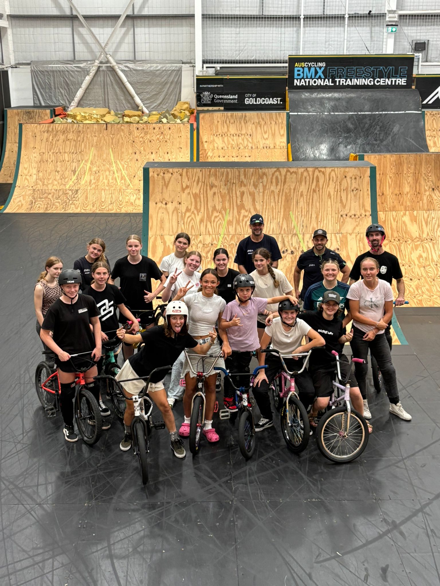Training camp pushes Aussie BMX girls to reach new heights | AusCycling