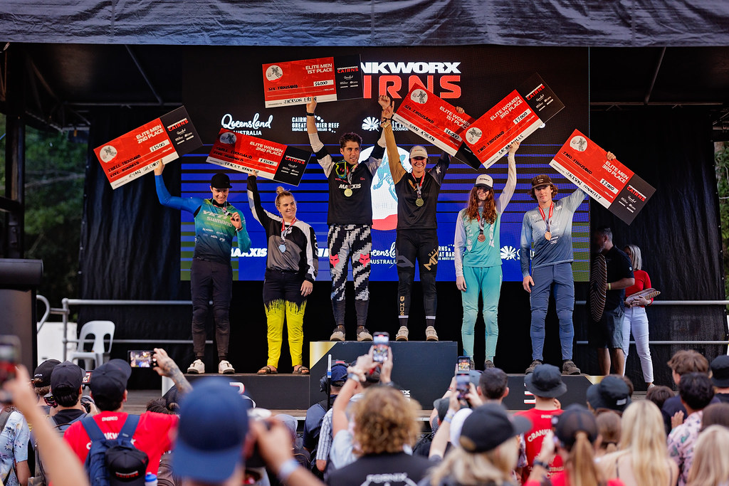 Sian A'Hern and Jackson Frew delight in downhill wins at Crankworx ...